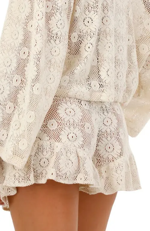 MALAI Moonwoven Hera Ruffle Shorts