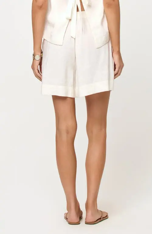L*Space Billie Linen Blend Shorts