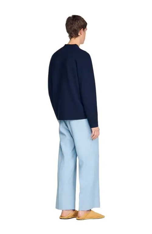 Sandro Cardigan With Floral Pattern