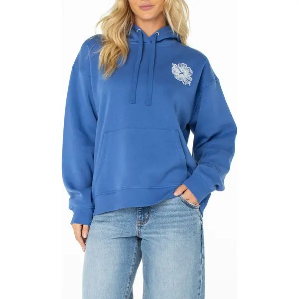 Roxy Wailea Oversize Embroidered Hoodie