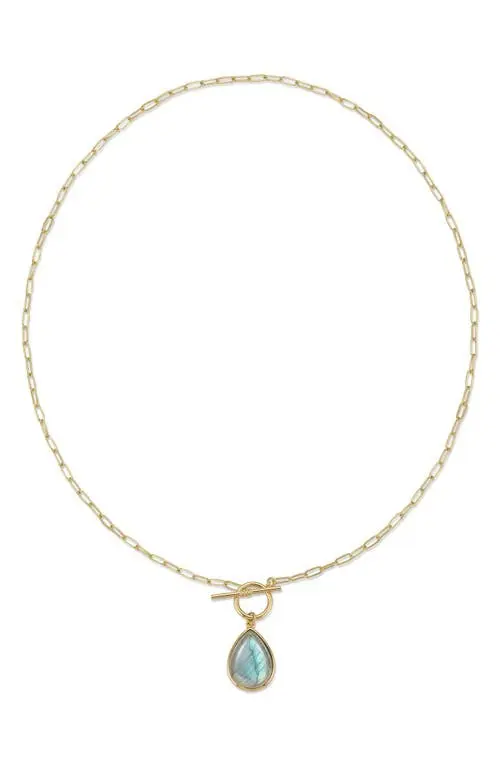 ST. MORAN Labradorite Toggle Necklace