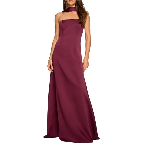 Ramy Brook Karma Gown - Cranberry