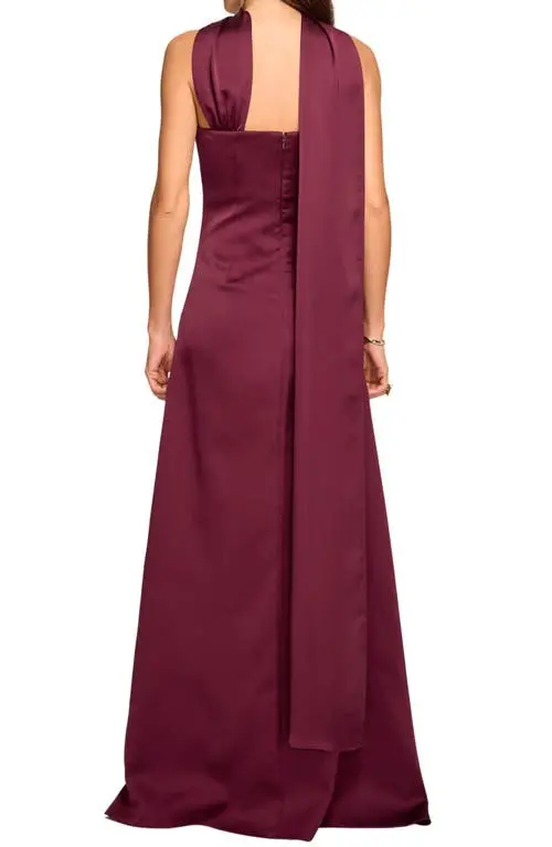 Ramy Brook Karma Gown - Cranberry