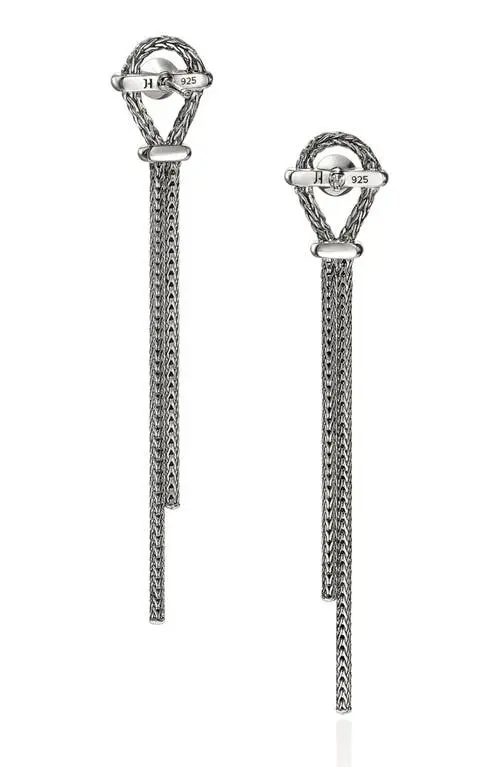 John Hardy Icon Tanzanite And Diamond Drop Earrings