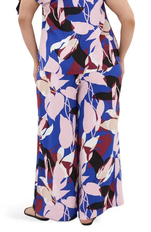 City Chic Printed Wide Leg Pants