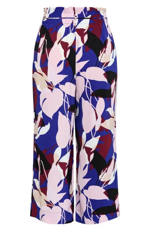 City Chic Printed Wide Leg Pants