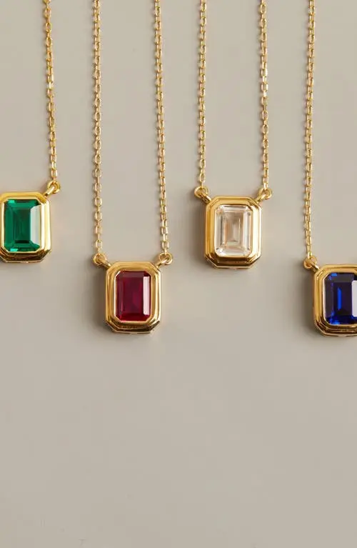 AURATE Lab Grown Blue Sapphire Heirloom Necklace