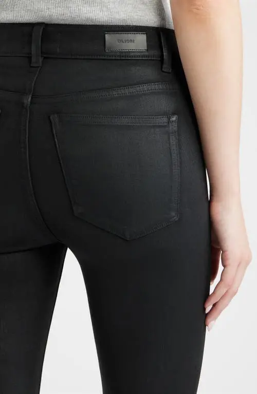 DL1961 Bridget Coated High Waist Bootcut Jeans