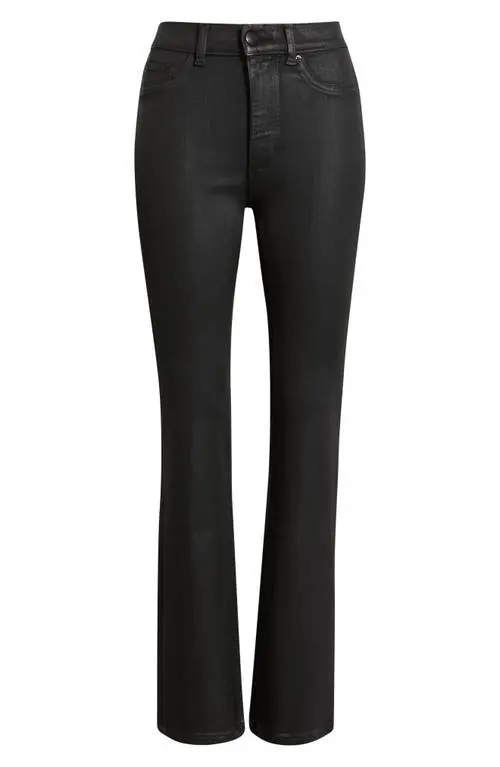 DL1961 Bridget Coated High Waist Bootcut Jeans