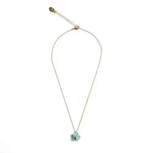 BILL SKINNER STUDIO Forget Me Not Cluster Pendant Necklace