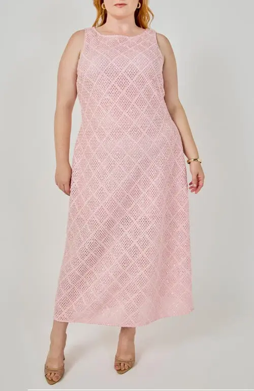 Endless Rose Textured Sleeveless Maxi Dress