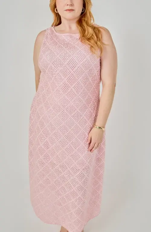 Endless Rose Textured Sleeveless Maxi Dress