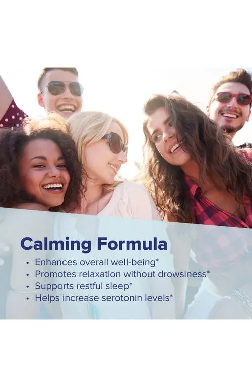 SUPERIOR SOURCE Calming Formula L-theanine Melatonin 5-htp Microlingual Tablets
