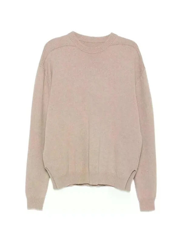 Rick Owens Round-neck Ribbed-knit Sweater