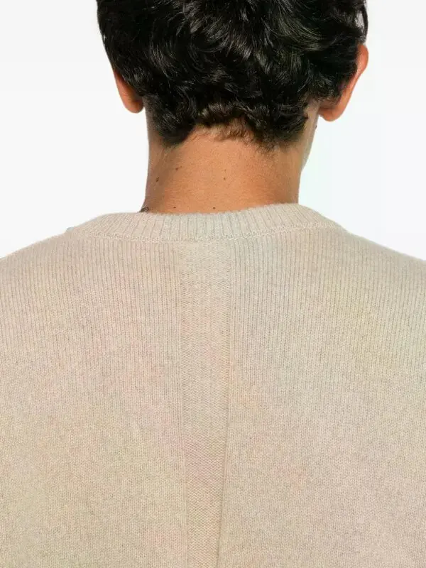Rick Owens Round-neck Ribbed-knit Sweater
