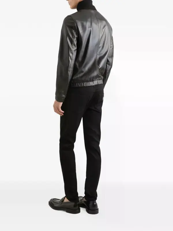 Dolce & Gabbana Logo-plaque Slim-fit Jeans