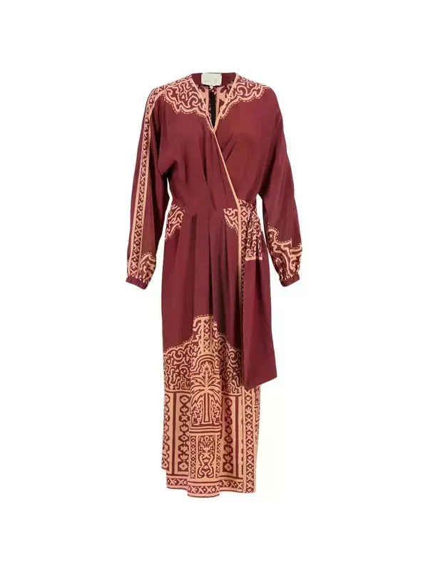 Johanna Ortiz Heatborne Wrap Mini Dress