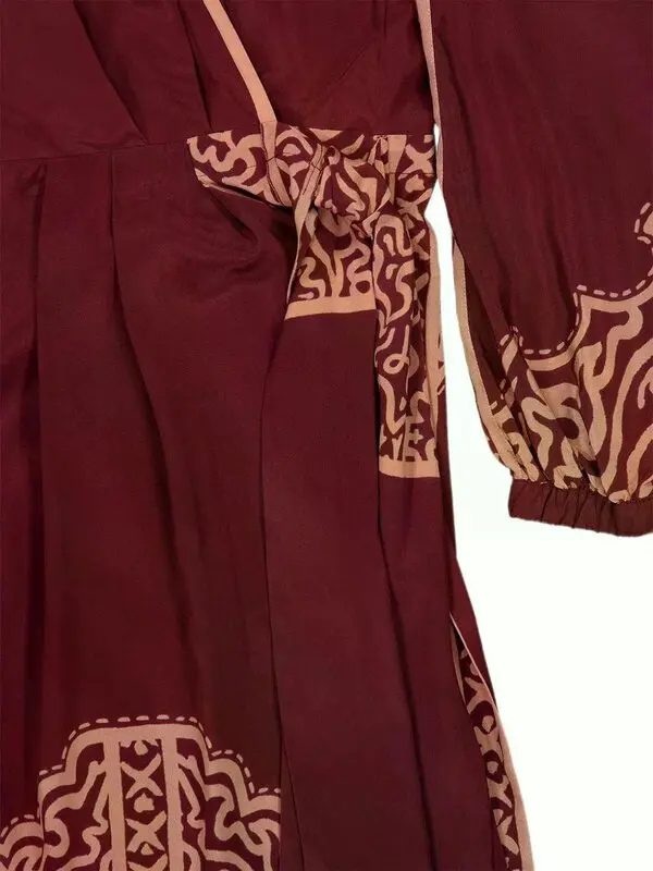 Johanna Ortiz Heatborne Wrap Mini Dress