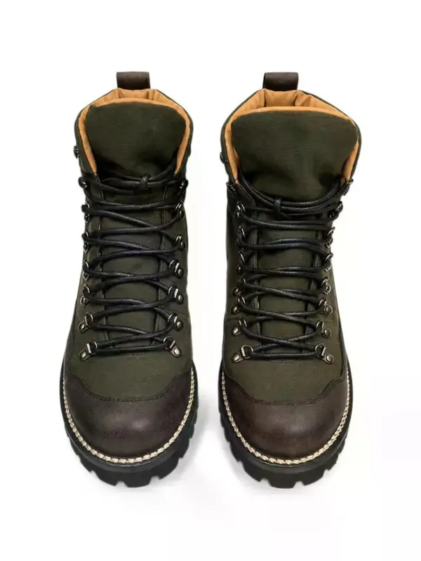 Church's Lace-up Paneled Boots