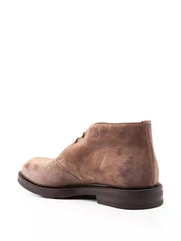 GREEN GEORGE Suede Lace-up Ankle Boots