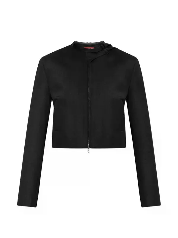 DIESEL® Tailored Jacket With Biker-neck Strap