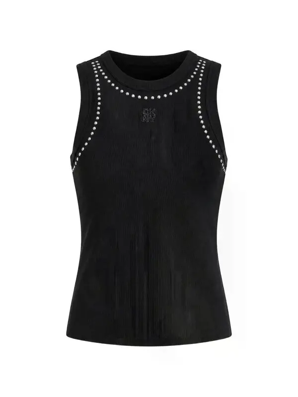 Dkny Studded Ribbed Tank Top
