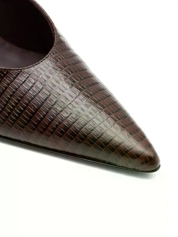 GIABORGHINI Elisa Woven-effect Pumps