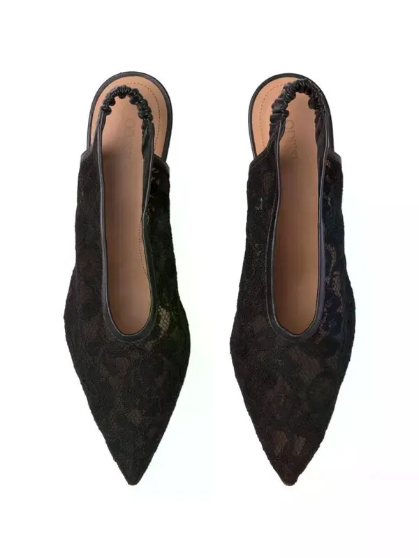 ODISSI Maria Lace Heeled Pumps