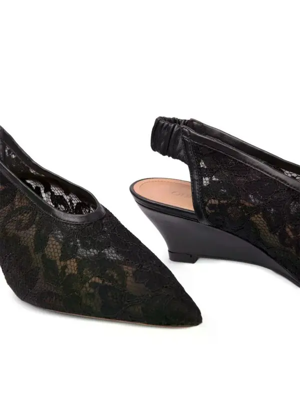 ODISSI Maria Lace Heeled Pumps
