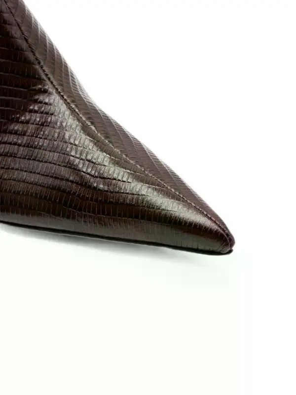 GIABORGHINI Tara Reptile-effect Chelsea Ankle Boots
