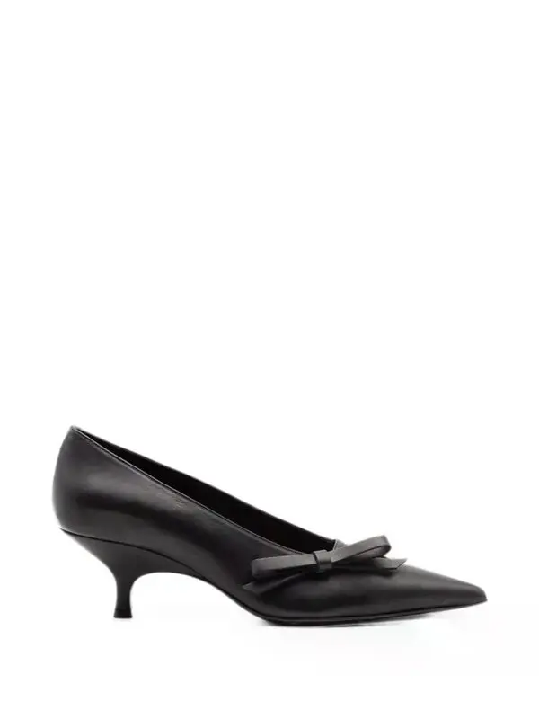 GIABORGHINI Oli Bow Detail Pumps - Black