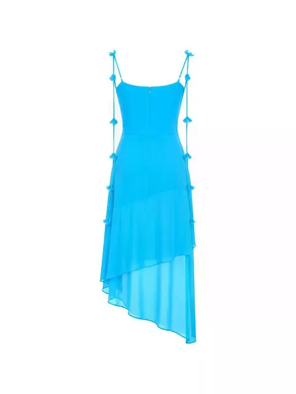 Guess Stefani Ruffled Asymmetric-hem Dress