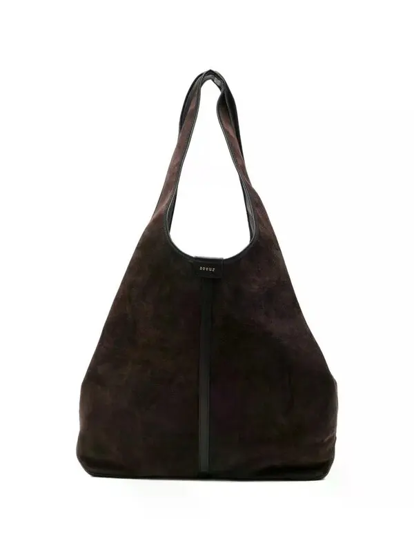 Soeur Suede Leather Shoulder Bag