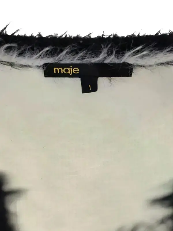 Maje Muffy Fuzzy Cardigan