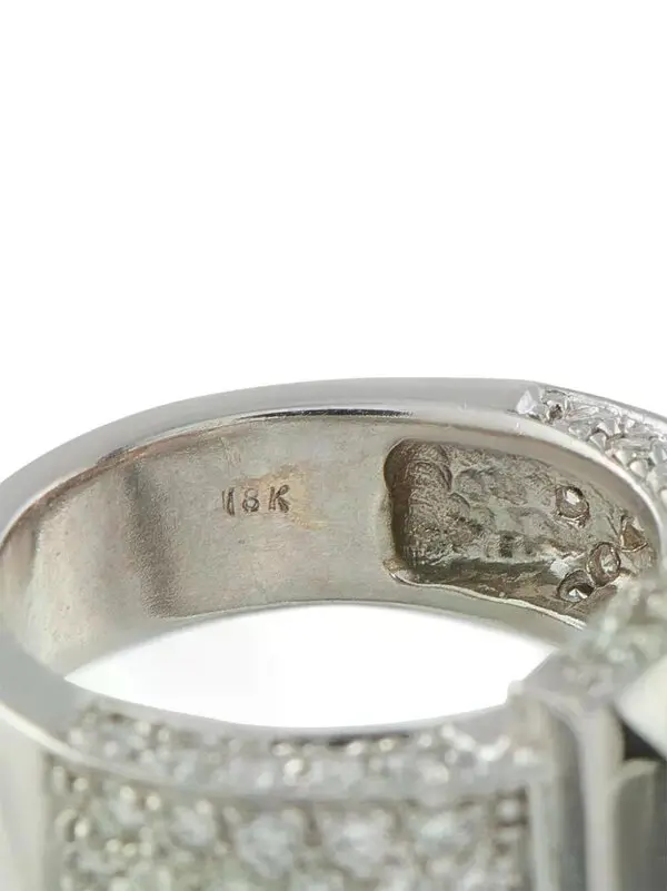 LB EXCLUSIVE 18k White Gold Diamond Ring