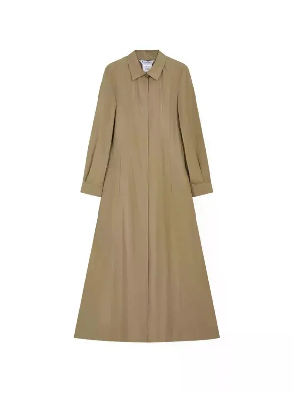 Max Mara Belted Long-sleeve Dress