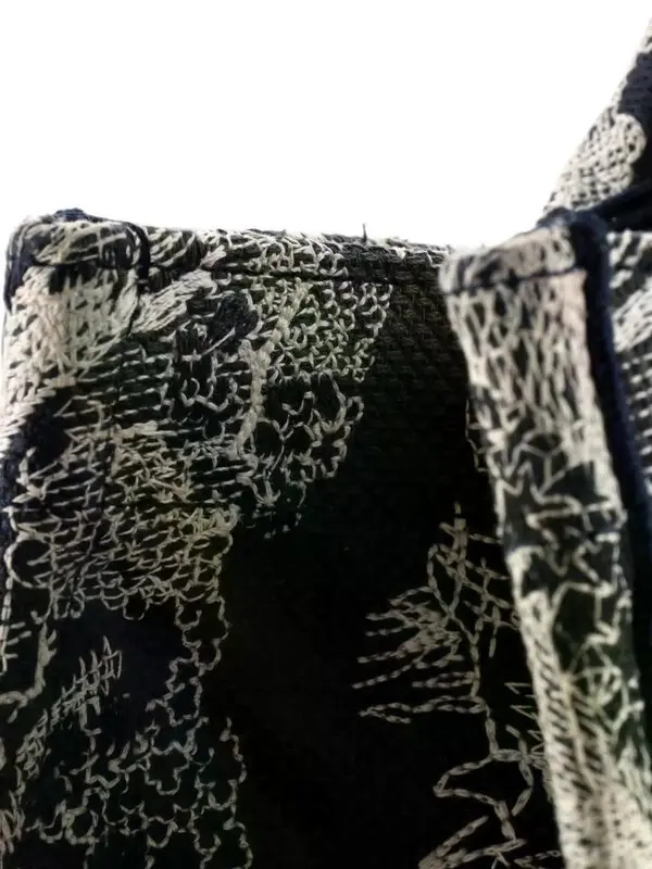 Dior Book Embroidered Canvas Medium Tote Bag