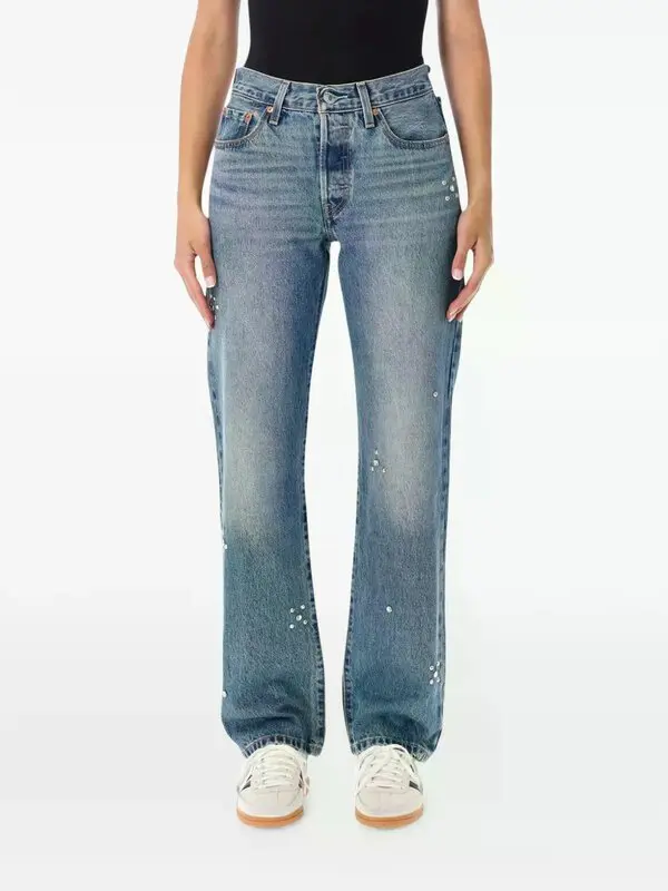 LEVI'S Stud-embellished Jeans