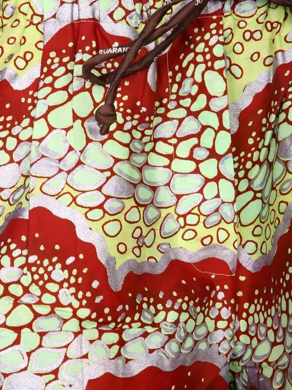ATELIER VLISCO Bubble Waves Drawstring Shorts