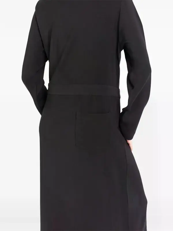 SOCIETE ANONYME Pleated Wrap-style Midi Dress