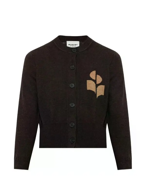 MARANT ETOILE Newton Cardigan - Brown