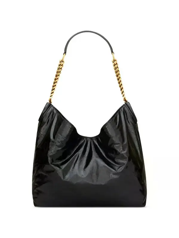 Saint Laurent Hortense Small In Shiny Leather