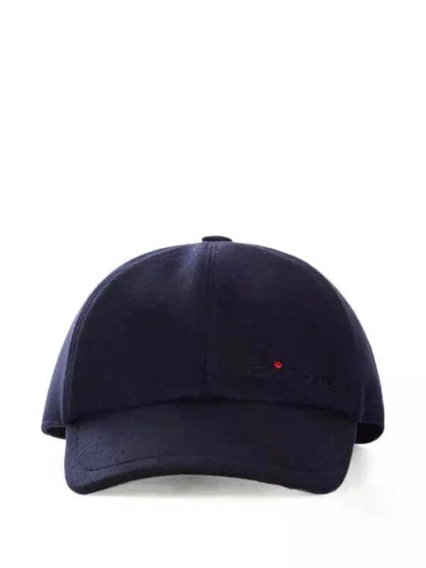 Kiton Logo-embroidered Cashmere Baseball Cap
