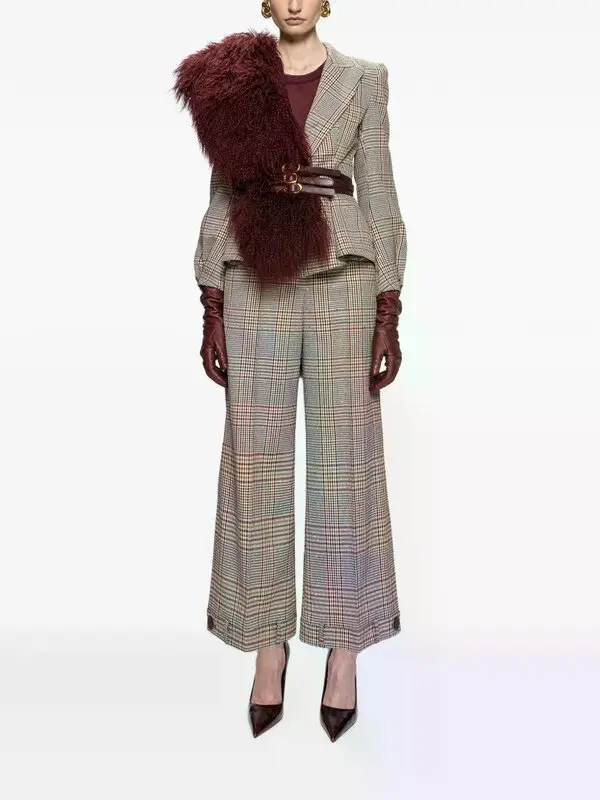NISSA Checked Tailored Blazer