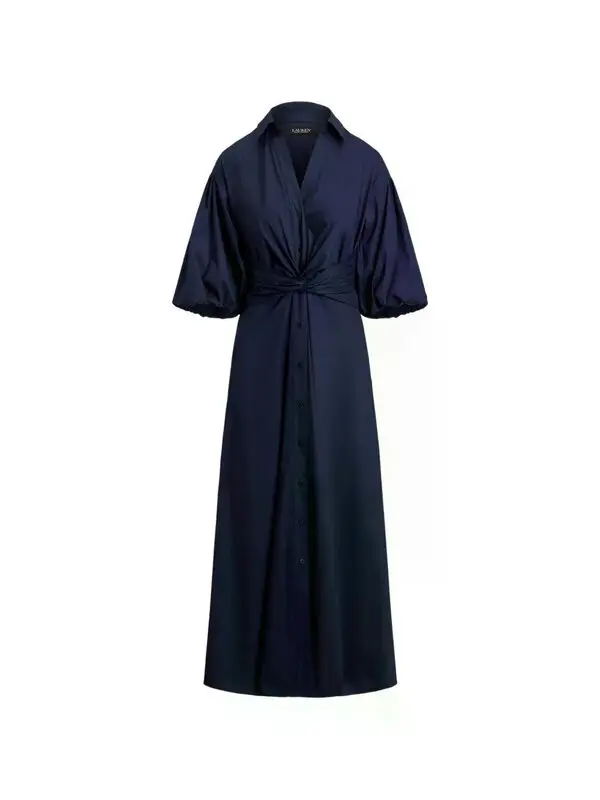 Ralph Lauren Twist-front Midi Dress