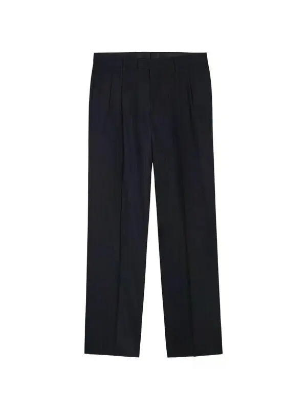LARDINI Pinstripe-pattern Pleated Trousers