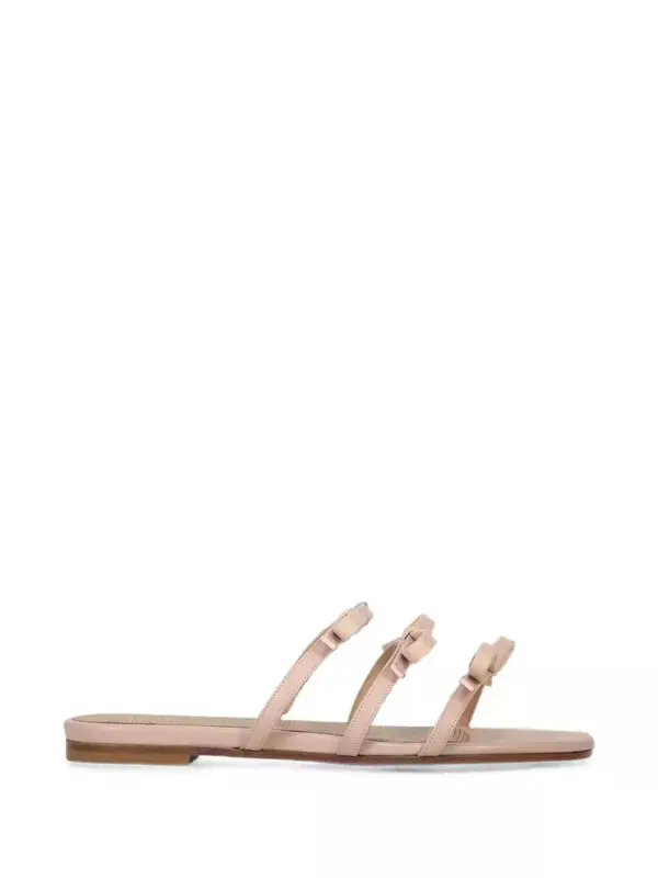 Red Valentino Bow-detail Triple-strap Sandals