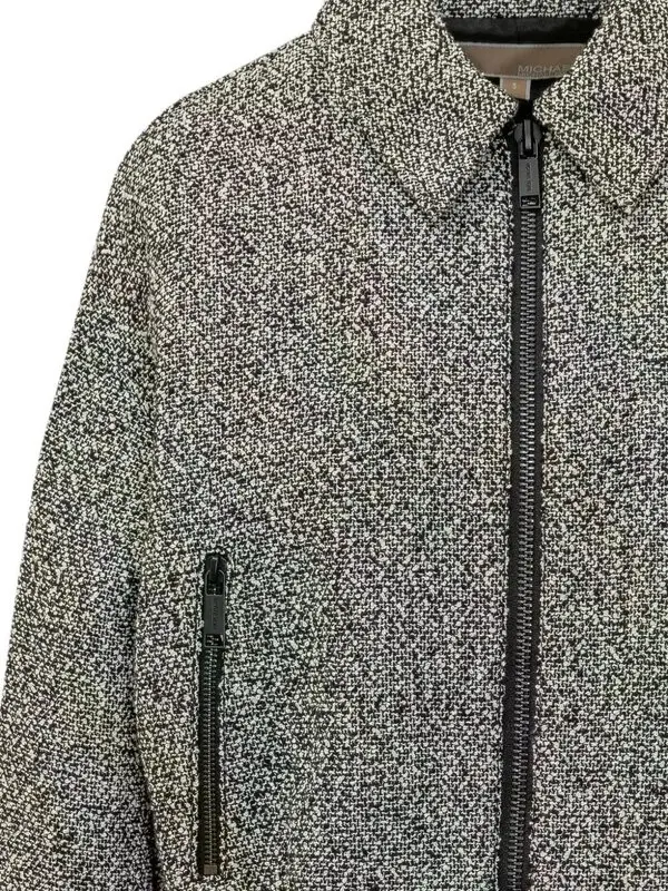 Michael Kors Cotton Blend Tweed Jacket