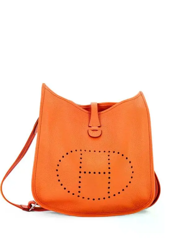 Hermès Evelyne Bag Gen Iii Clemence Pm Crossbody Bag - Orange