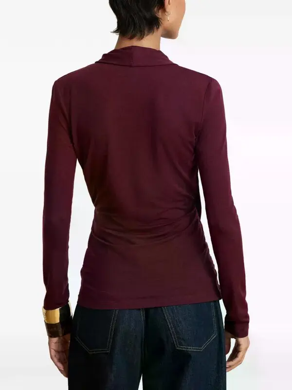 Ralph Lauren Hadara Wrap-style Blouse